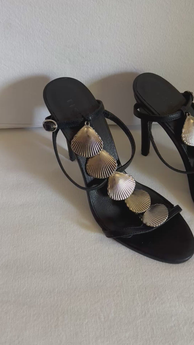 Shell Heels Black